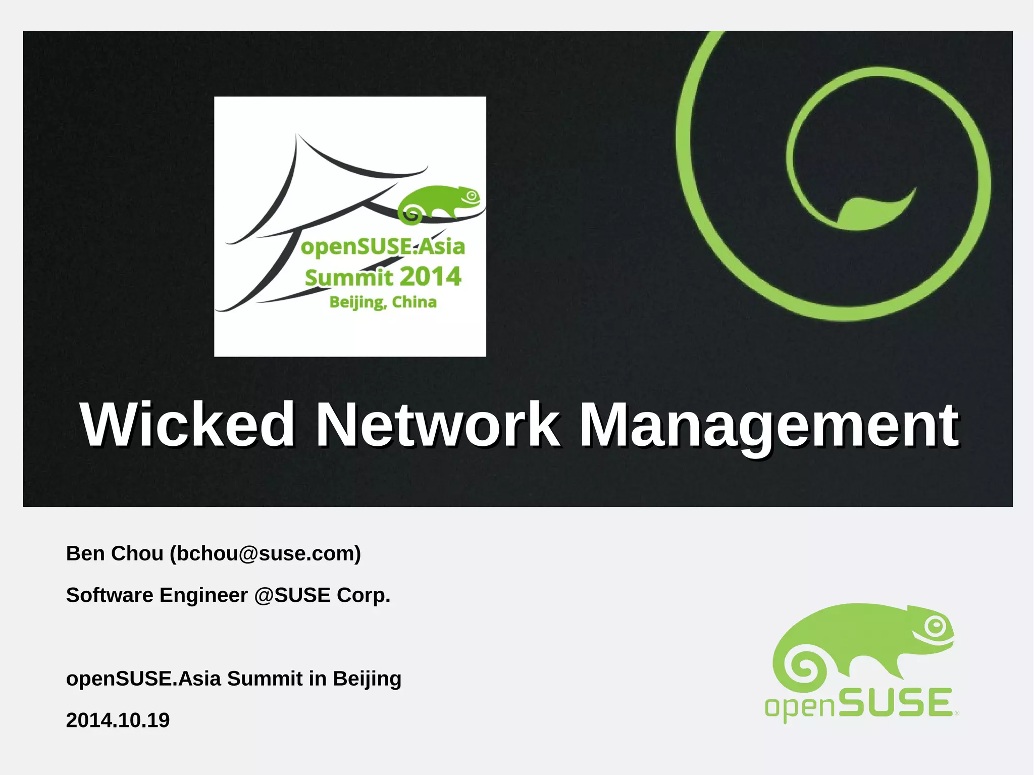 Wicked Network Management | PDF