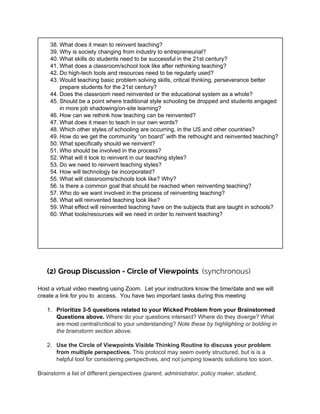 Group Planning Document | PDF