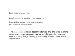Wicked problems in design thinking | PPTX