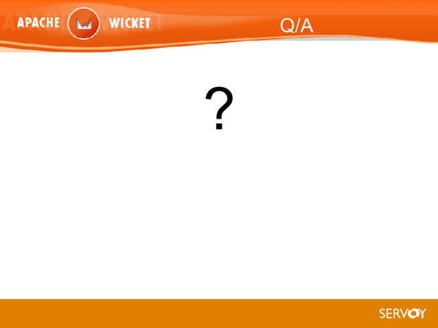 Wicket And Swing From One Codebase | PPT