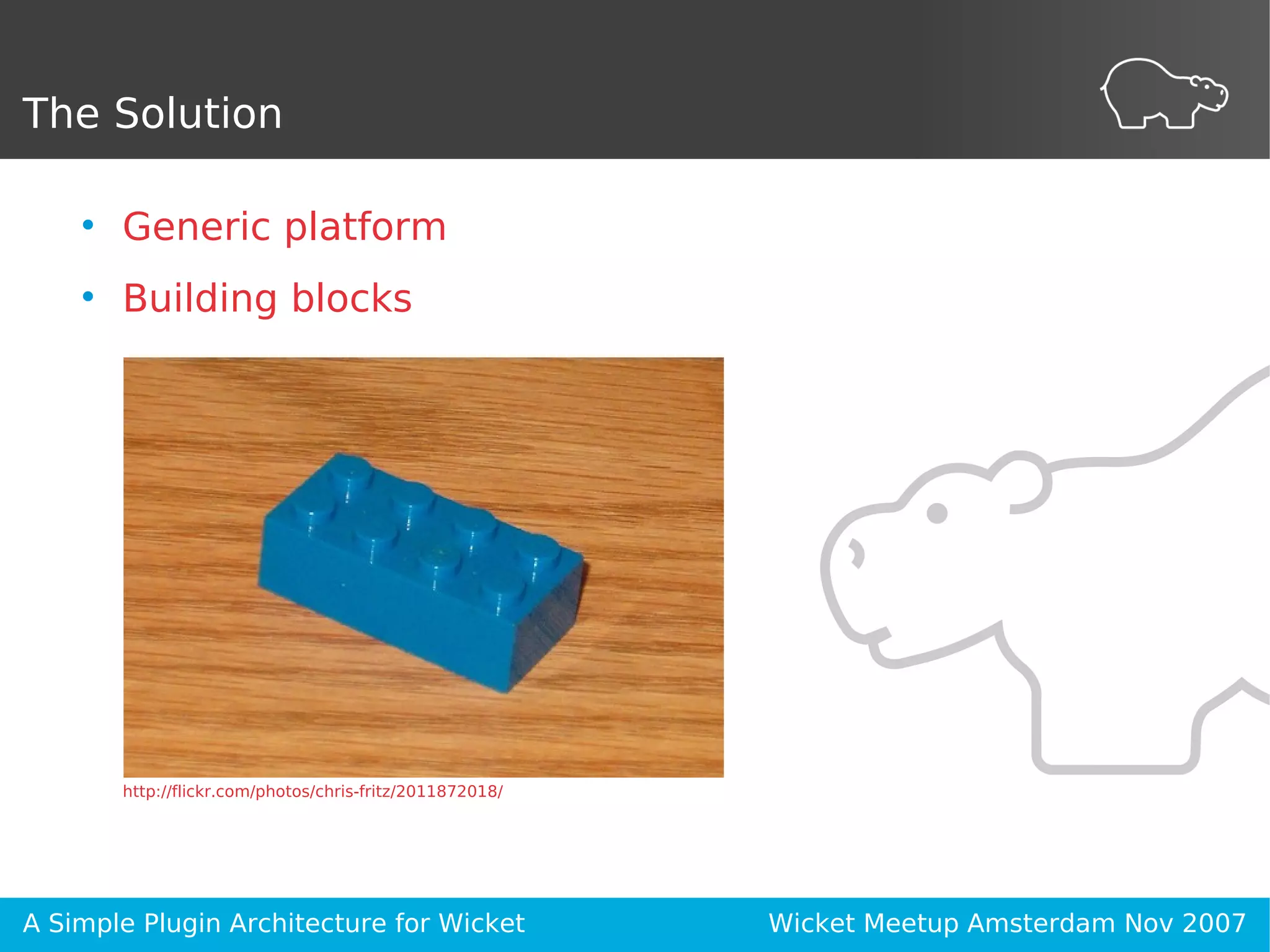 A Simple Plugin Architecture for Wicket | PDF