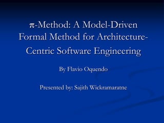 Architecture Centric Development PPT Presentation | PPT