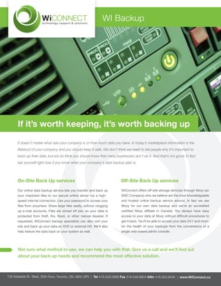 WiConnect Technology Support | PDF | IT and Internet Support | Internet