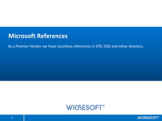 Wicresoft overview 2013 microsoft | PPTX | Resume Writing and Advice ...