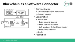 The Blockchain as a Software Connector | PPT