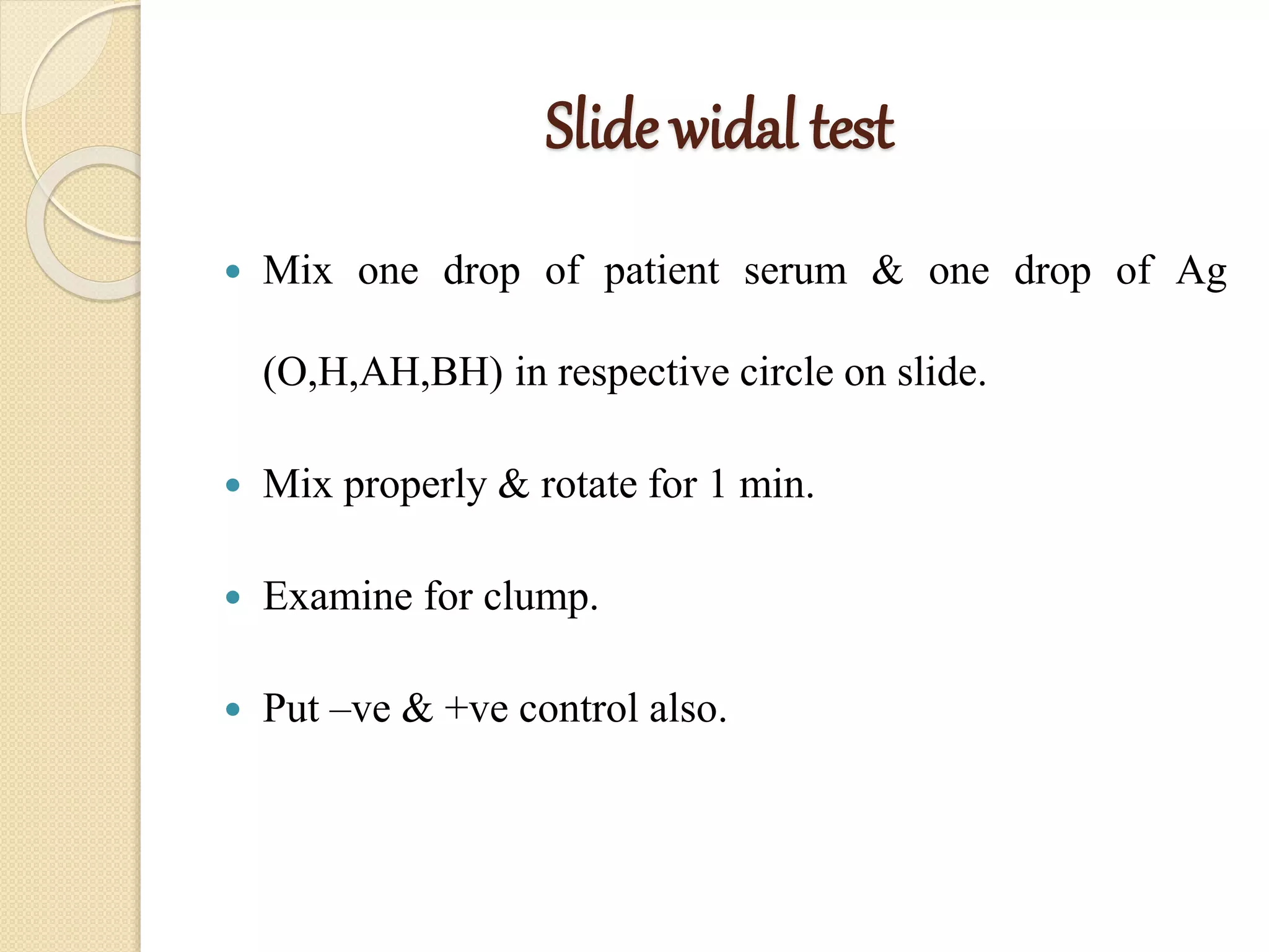 Widal Test | PPTX