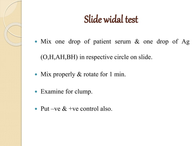 Widal Test | PPTX