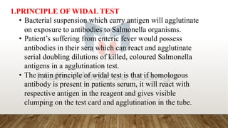 WIDAL Test | PDF