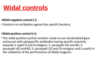 Widal test | PPT