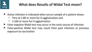 Widal Test for Enteric Fever | PPT