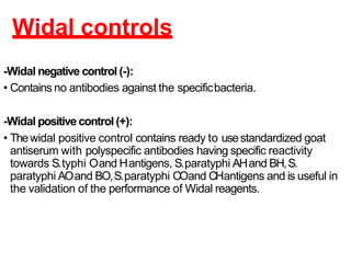 Widal test | PPTX