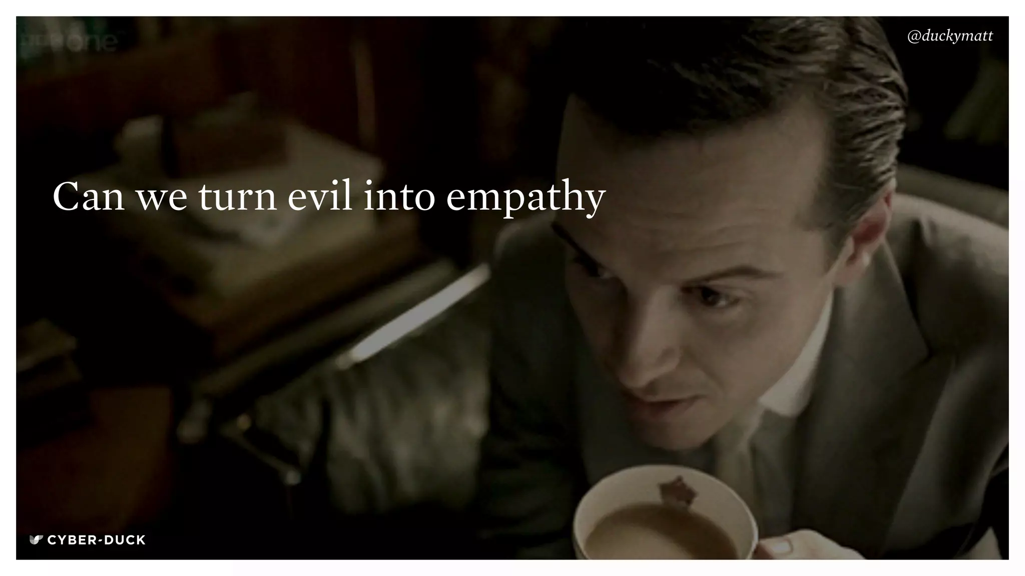 Empathy through evil thinking - World Interaction Design Day 2018 ...