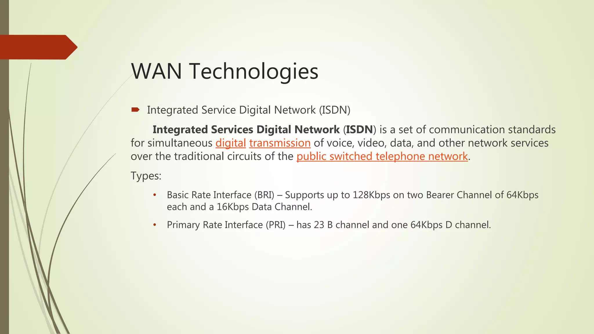Wide Area Network (WAN) | PPTX