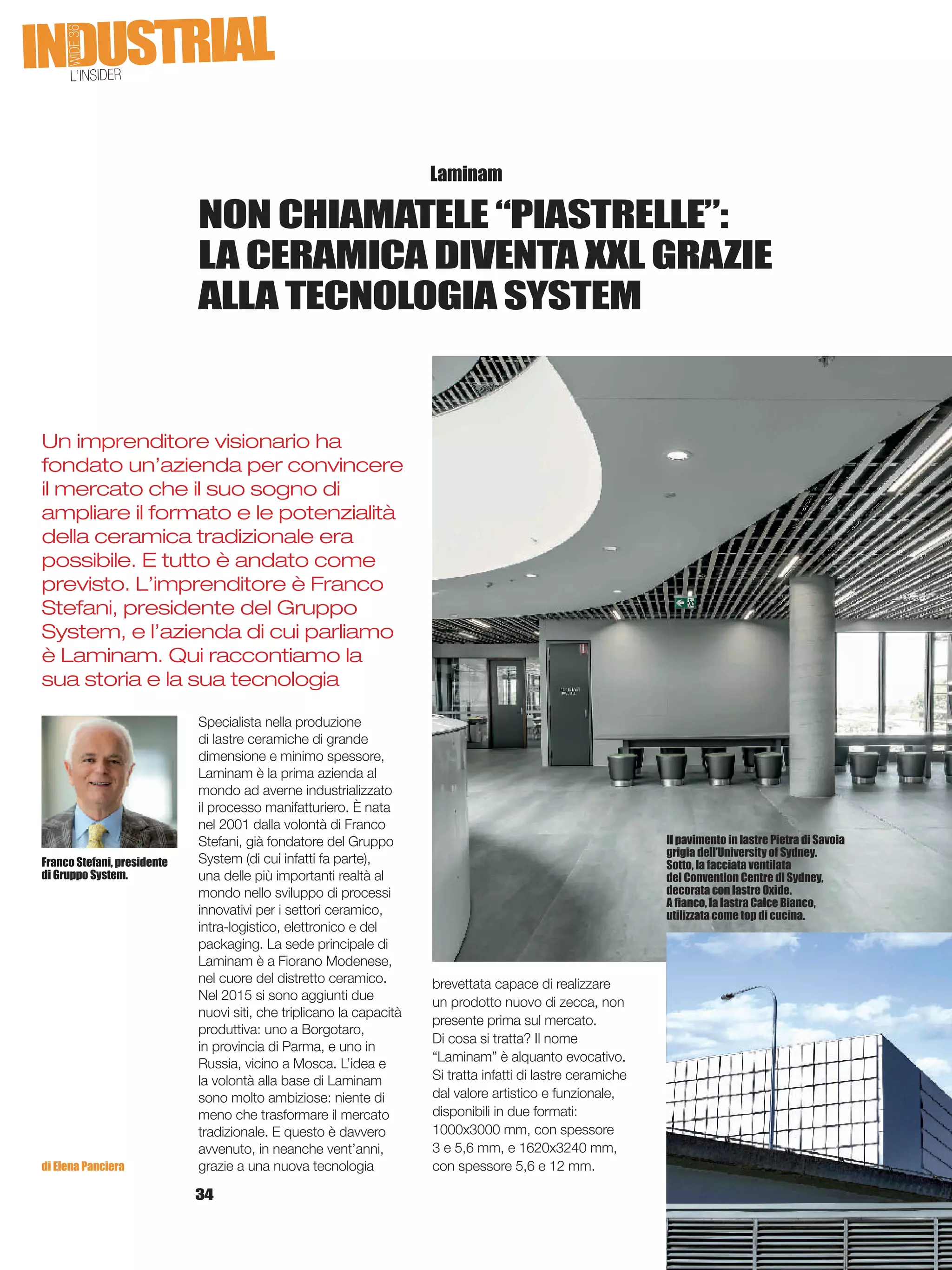 WIDE 36 | Non chiamatele "piastrelle": la ceramica diventa XXL grazie ...