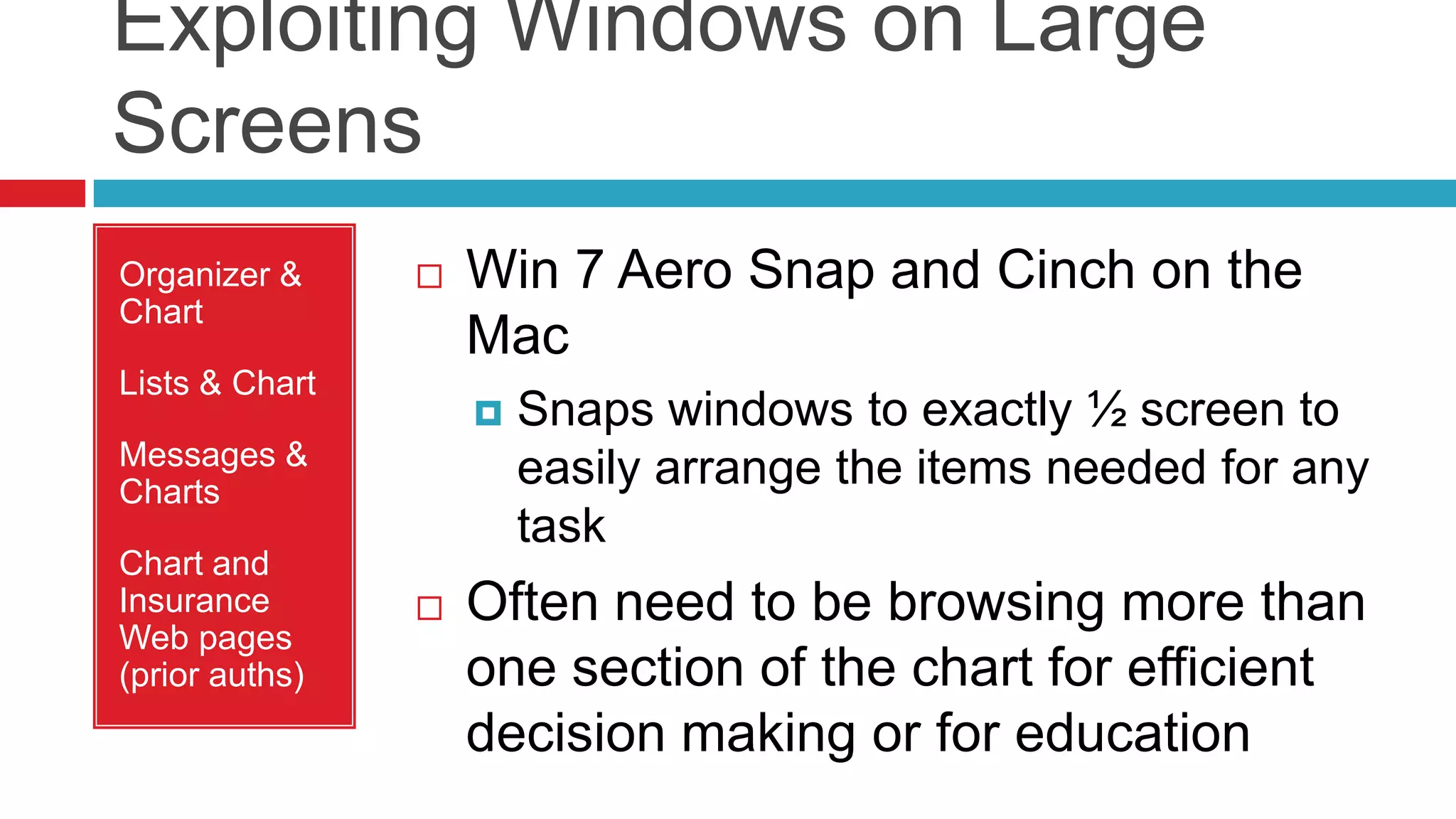 Wide and large screen usage | PPTX