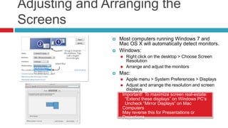 Wide and large screen usage | PPT