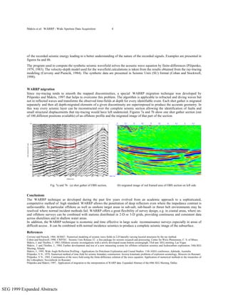 WARRP Seismology: Better Imaging Under Earth | PDF