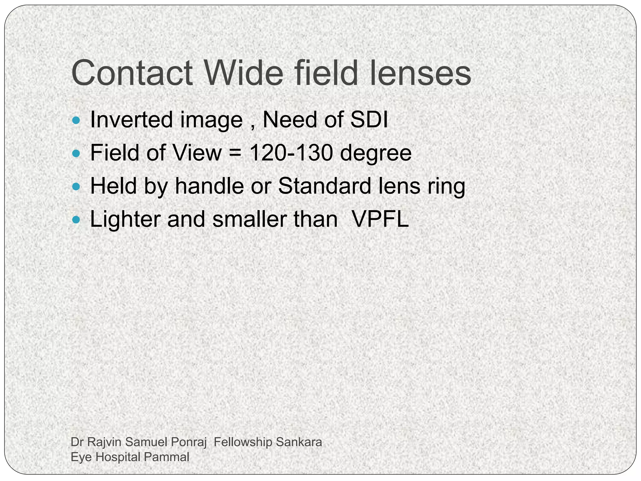 Wide angle viewing field systems in vr surgery | PPTX