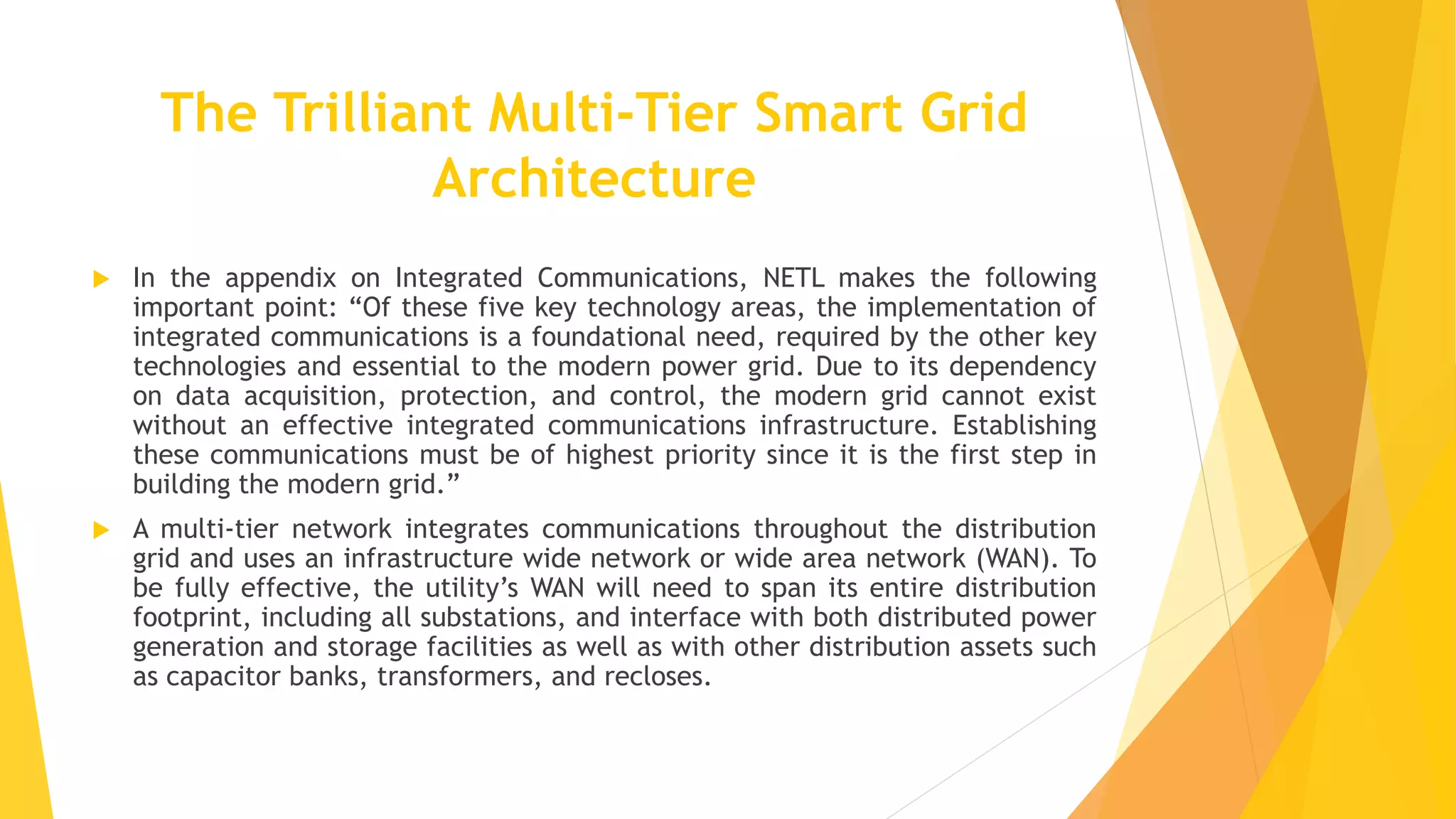 Wide area network in smart grid kundan | PPTX