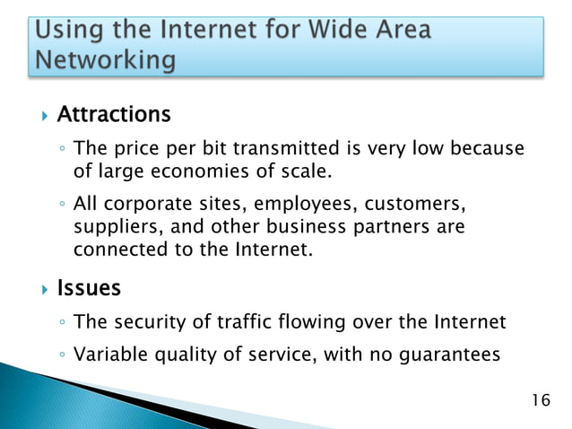 Wide area network (wan) | PPT