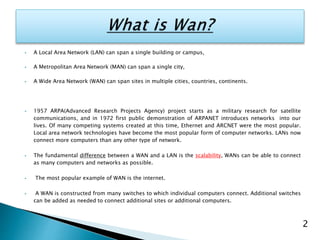 Wide area network (wan) | PPTX