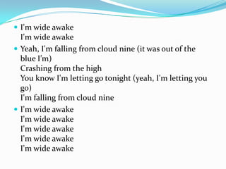 Wide Awake - Katy Perry | PPTX