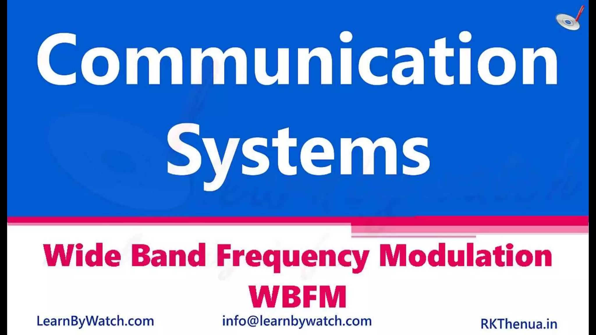 Wide band frequency modulation wbfm | Communication Systems | PPT