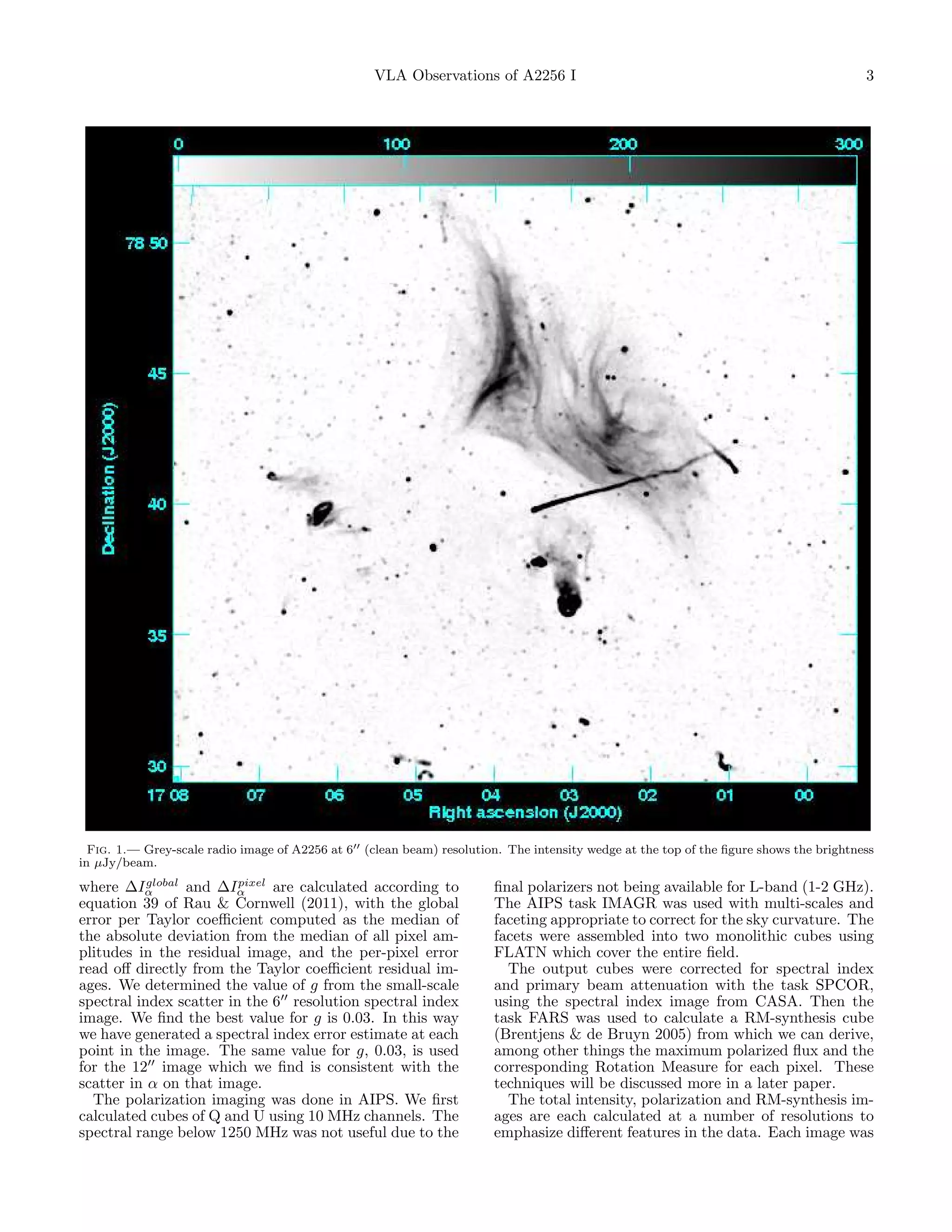 Wideband Vla Observations Of Abell2256 Continum Rotation Measure And