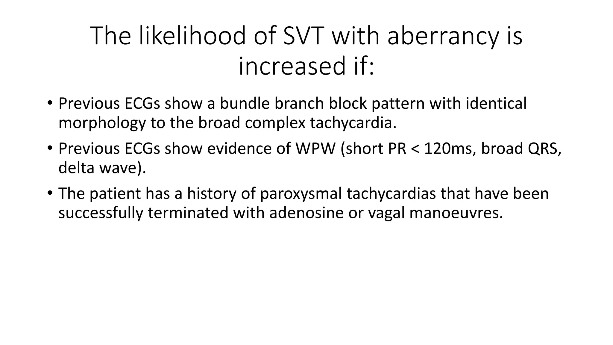 Wide complex tachycardia | PPTX