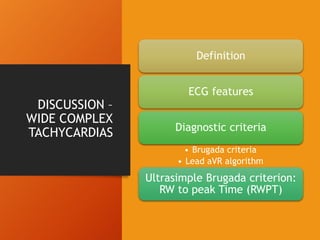 Wide QRS Tacycardia | PPT