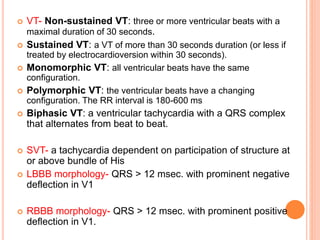 Wide complex tachycardia drneeraj | PPT