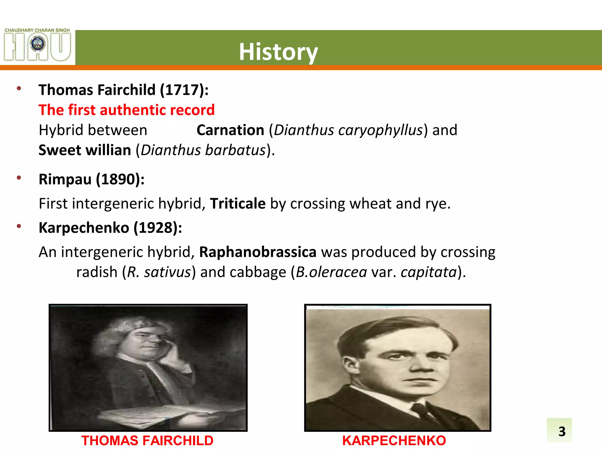 Wide cross and Bridge species | PPT