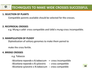 Wide cross and Bridge species | PPT