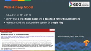 TensorFlow Wide and Deep Model | PDF