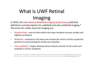 Wide field imaging in retinal pathology.pptx
