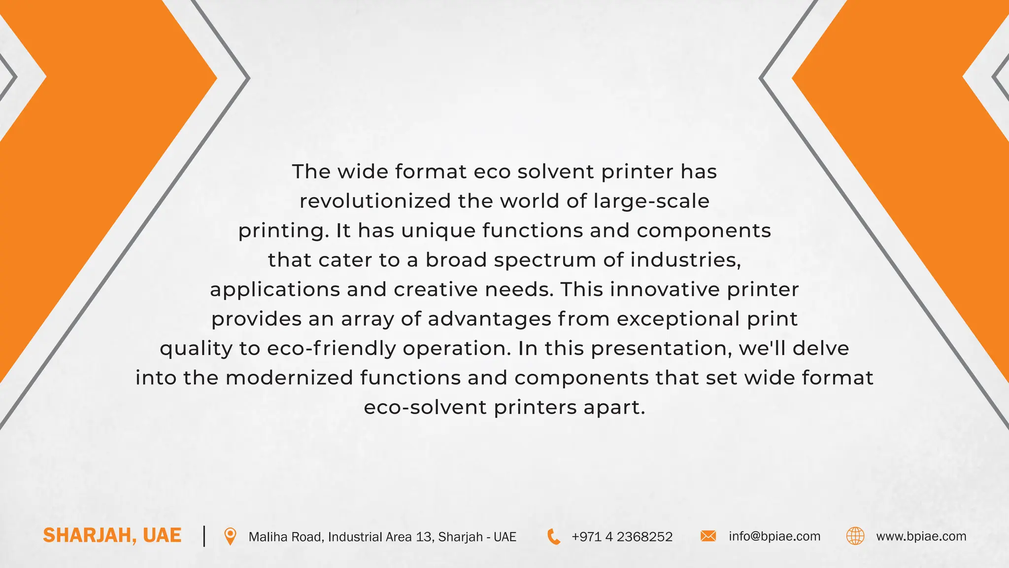 Discover Unmatched Innovation of Wide Format Eco Solvent Printer ...