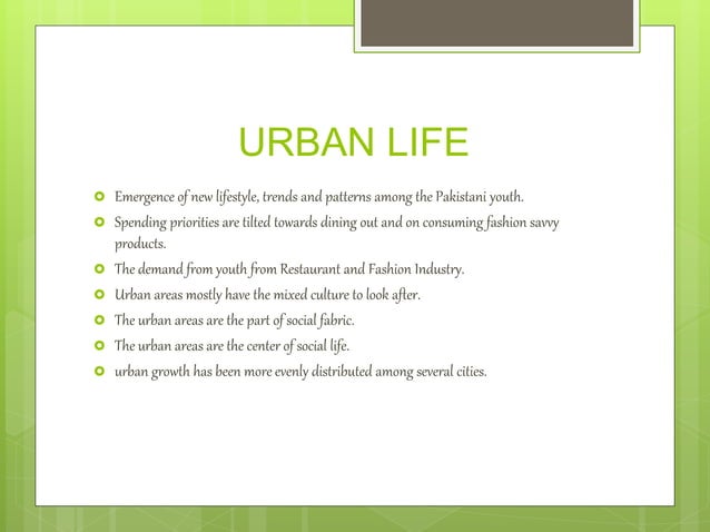 Wide gap between rural and urban areas of Pakistan | PPT