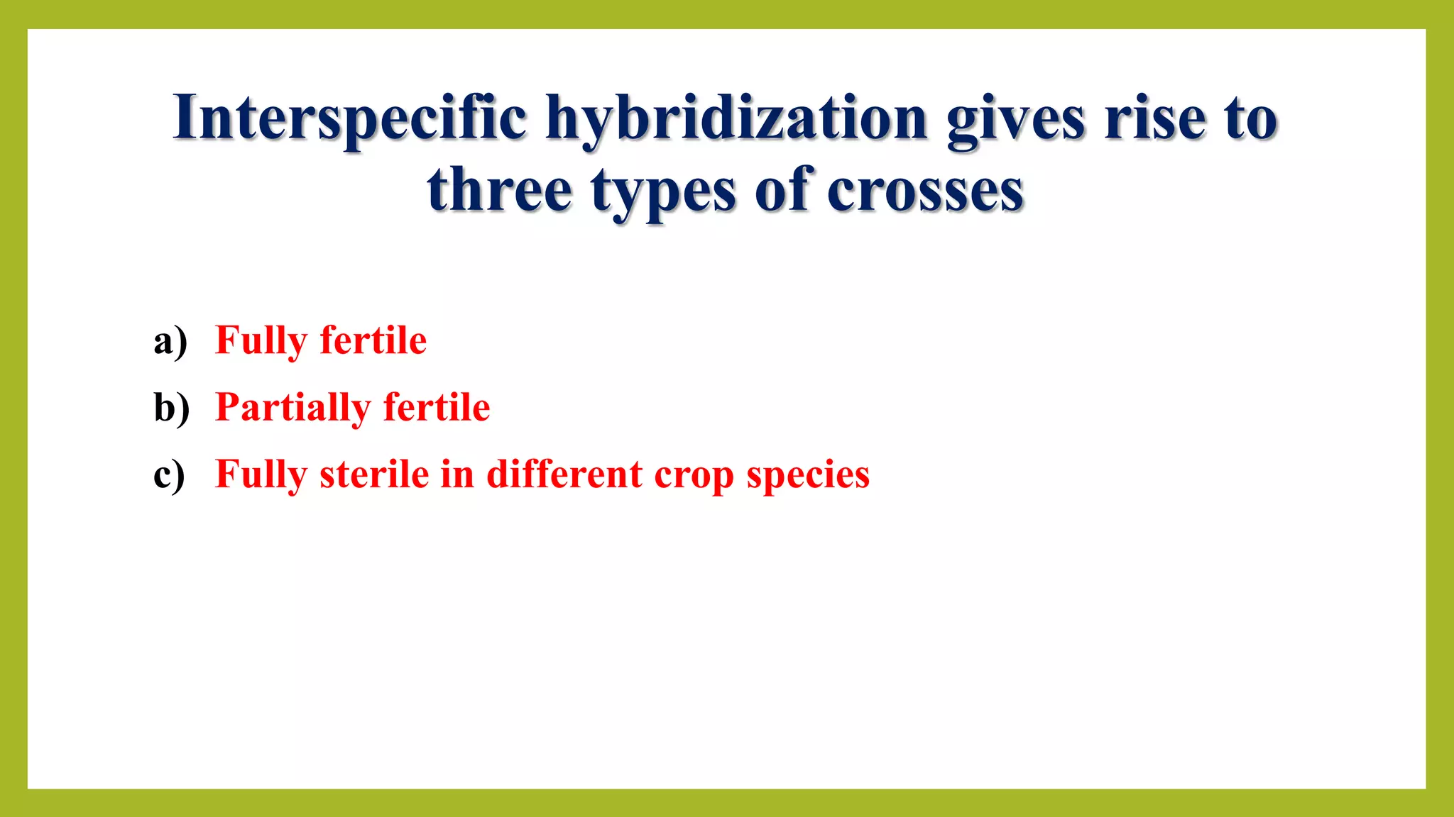 Wide hybridization | PPTX