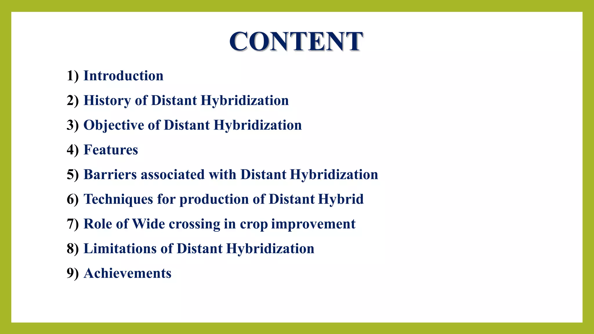Wide hybridization | PPTX
