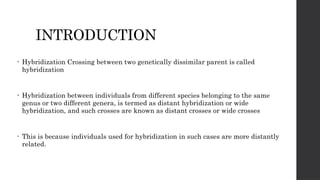 wide hybridization or dstant hybridization | PPTX