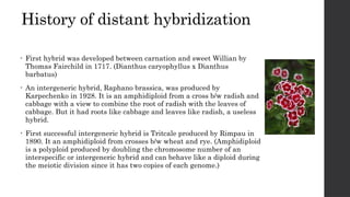 wide hybridization or dstant hybridization | PPTX