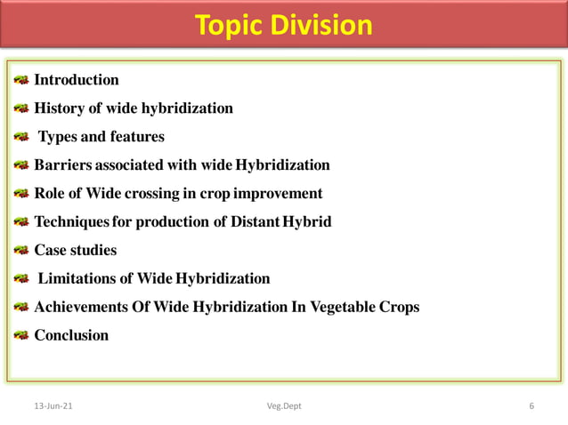 Wide hybridization in vegetable crops | PDF | Gardening | Home & Garden