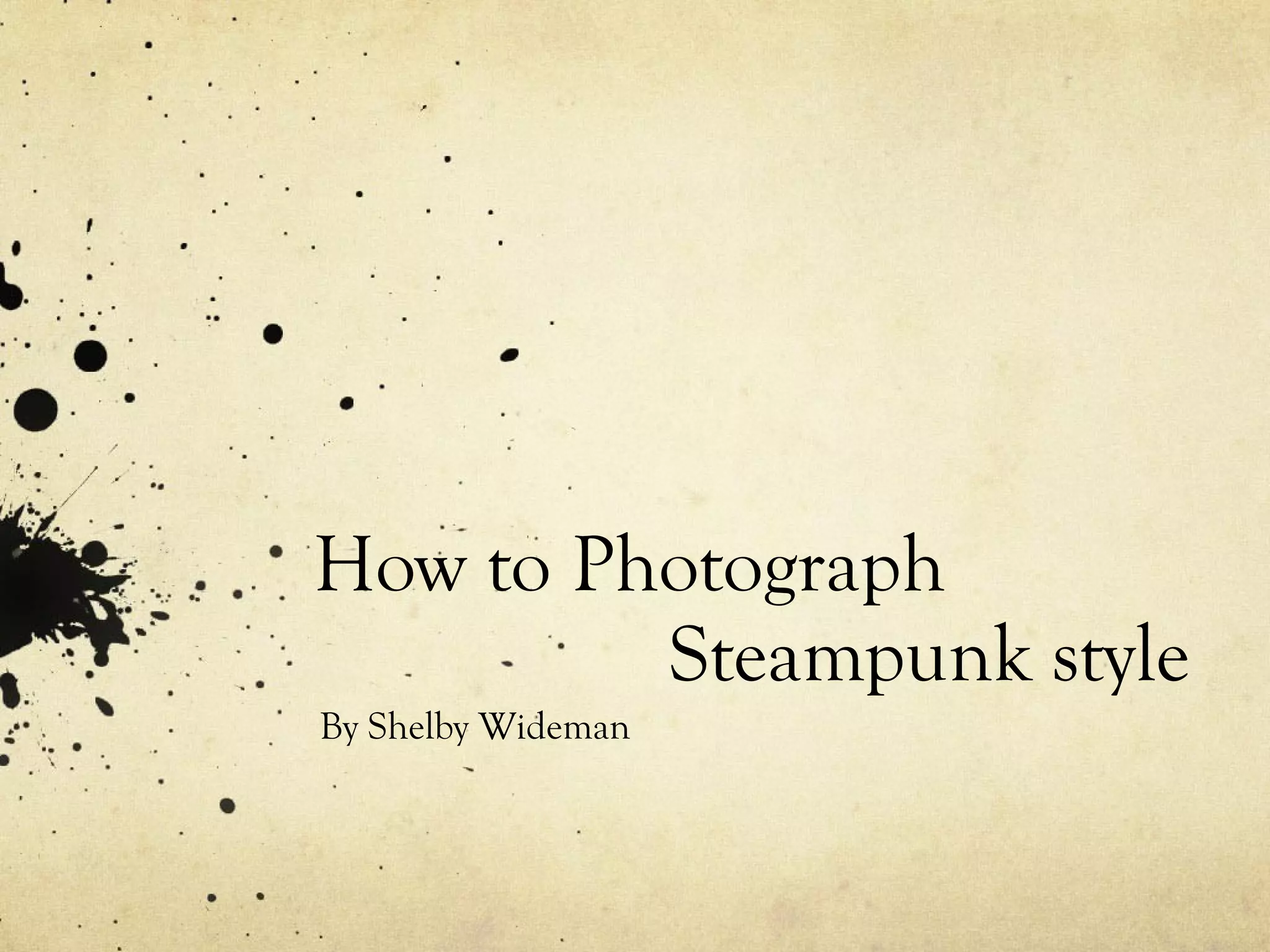 Steampunk powerpoint | PPT