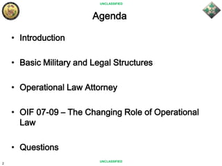 Will Obringer, Office of Judge Advocate, US Army. Speaks At Widener Law ...