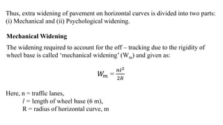 Widening of pavements (Highway Engineering)youtube link: https://youtu ...