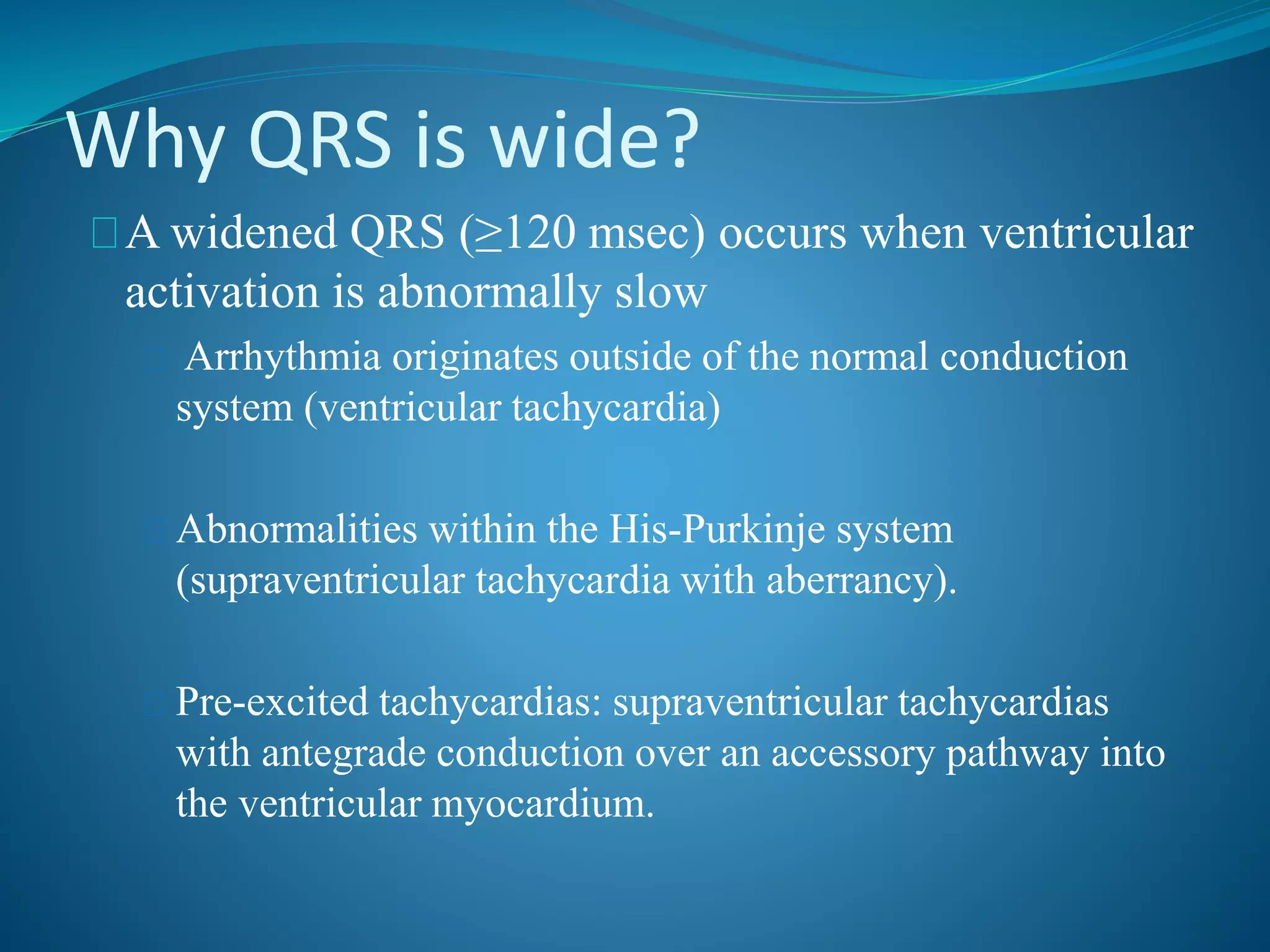 Wide complex Tachycardia by Dr. Vaibhav Yawalkar | PPTX