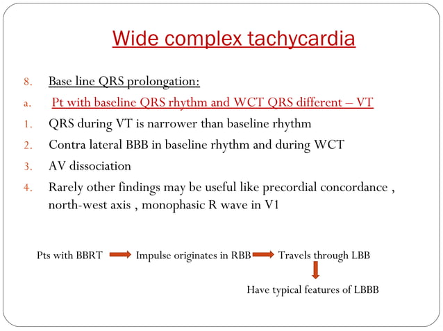 WIDE QRS TACHYCARDIA | PPT | Heart and Cardiovascular Diseases ...