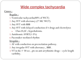 WIDE QRS TACHYCARDIA | PPT | Heart and Cardiovascular Diseases ...