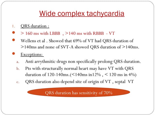 WIDE QRS TACHYCARDIA | PPT | Heart and Cardiovascular Diseases ...
