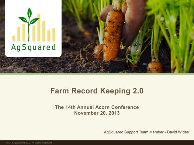 Farm Record Keeping 2.0 | PDF | Agriculture | Industries